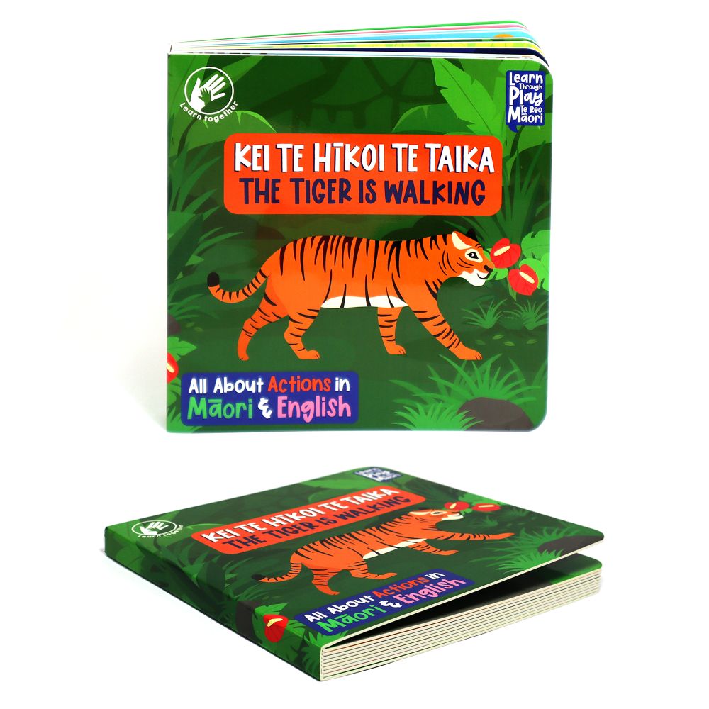 Actions Of Animals: Te Reo Māori Board Book | XMT Creations